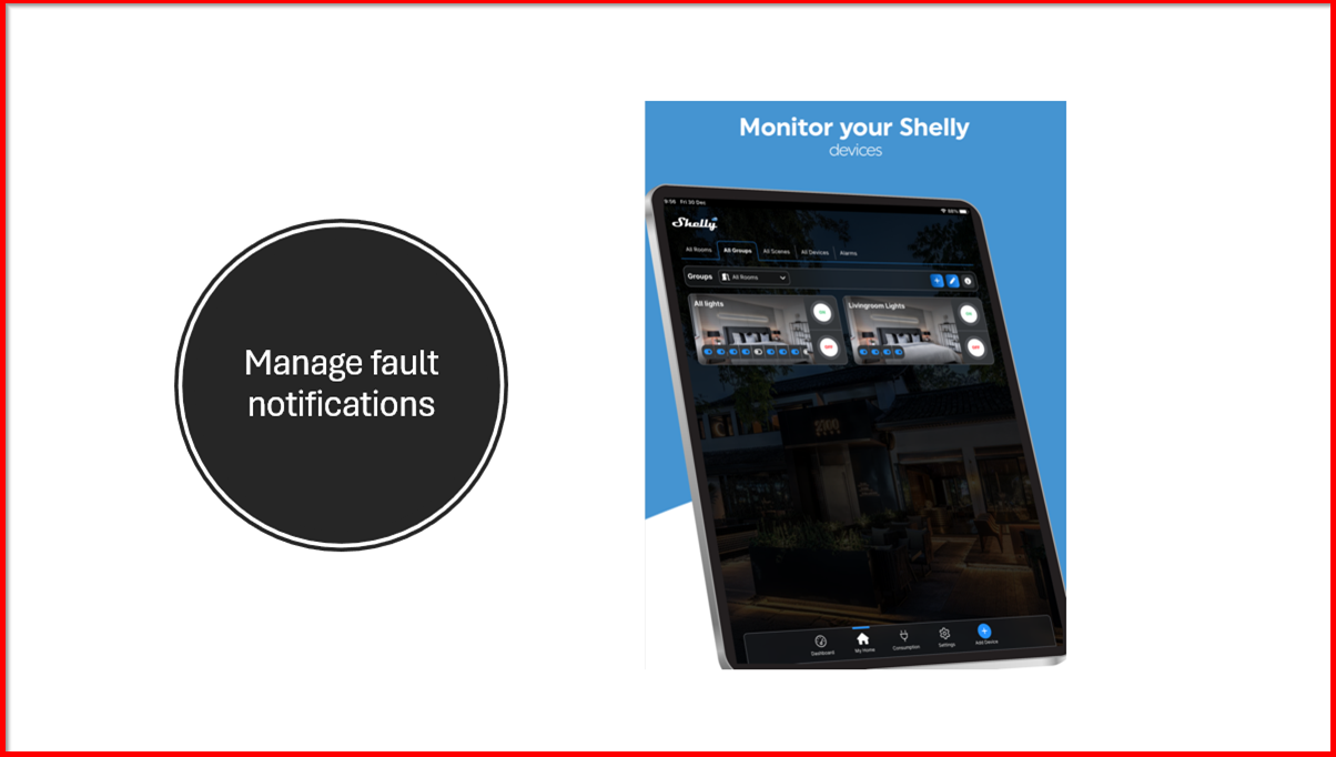 Residual Current Device - Fault Notifications with Shelly