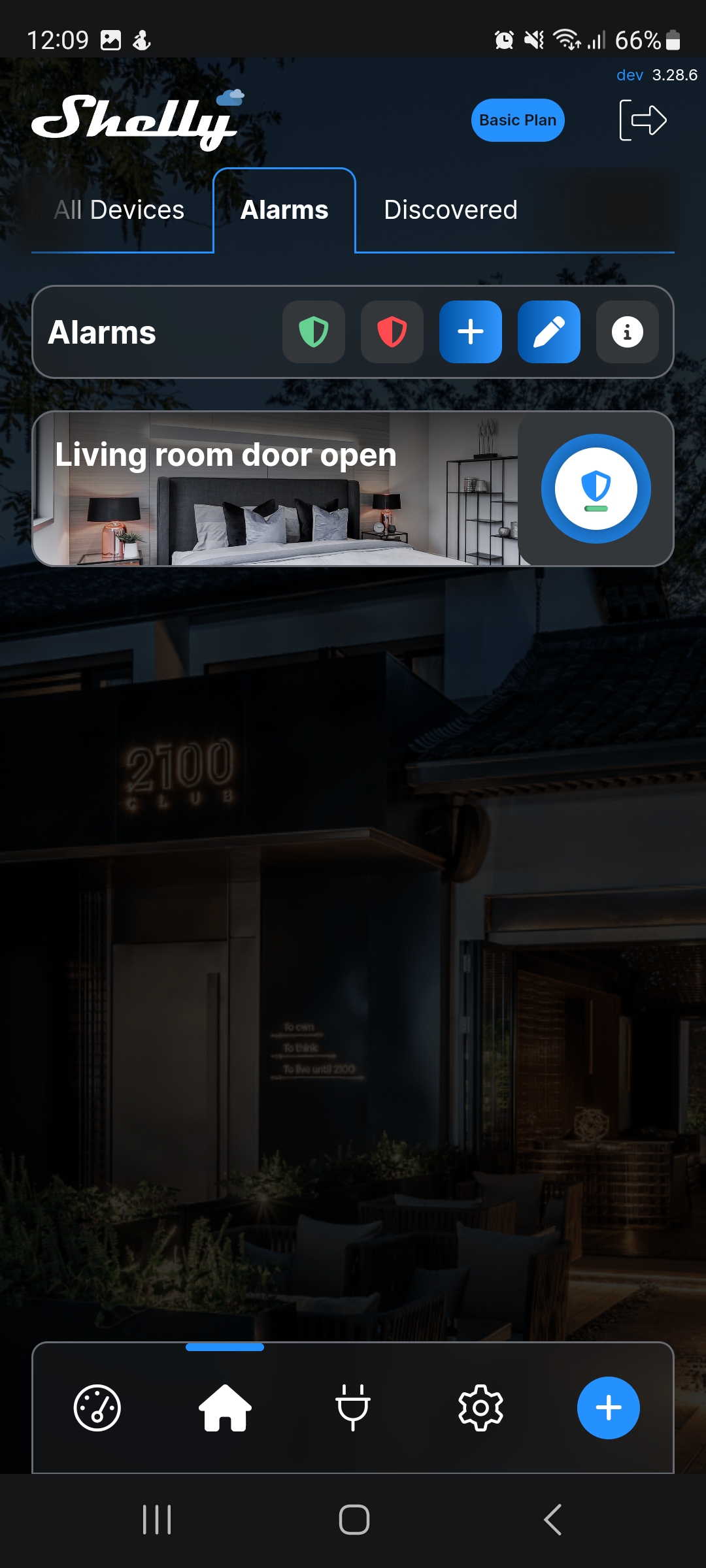 Create Alarms with your Shelly Smart Security Bundle