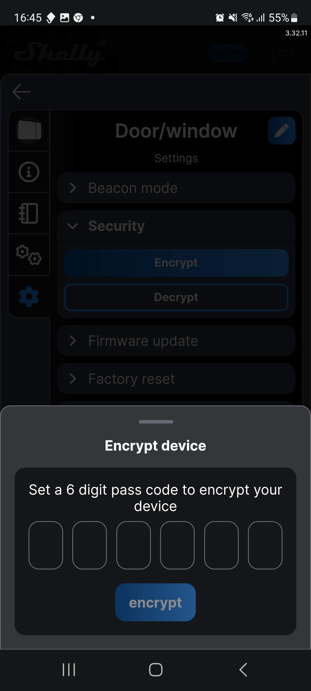 Encrypt your BLU Door/Window and BLU Motion devices