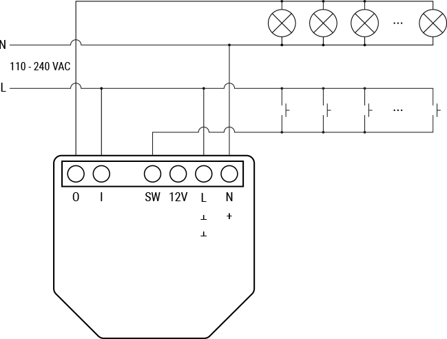 Using Shelly Plus 1 with multiple buttons to control lights